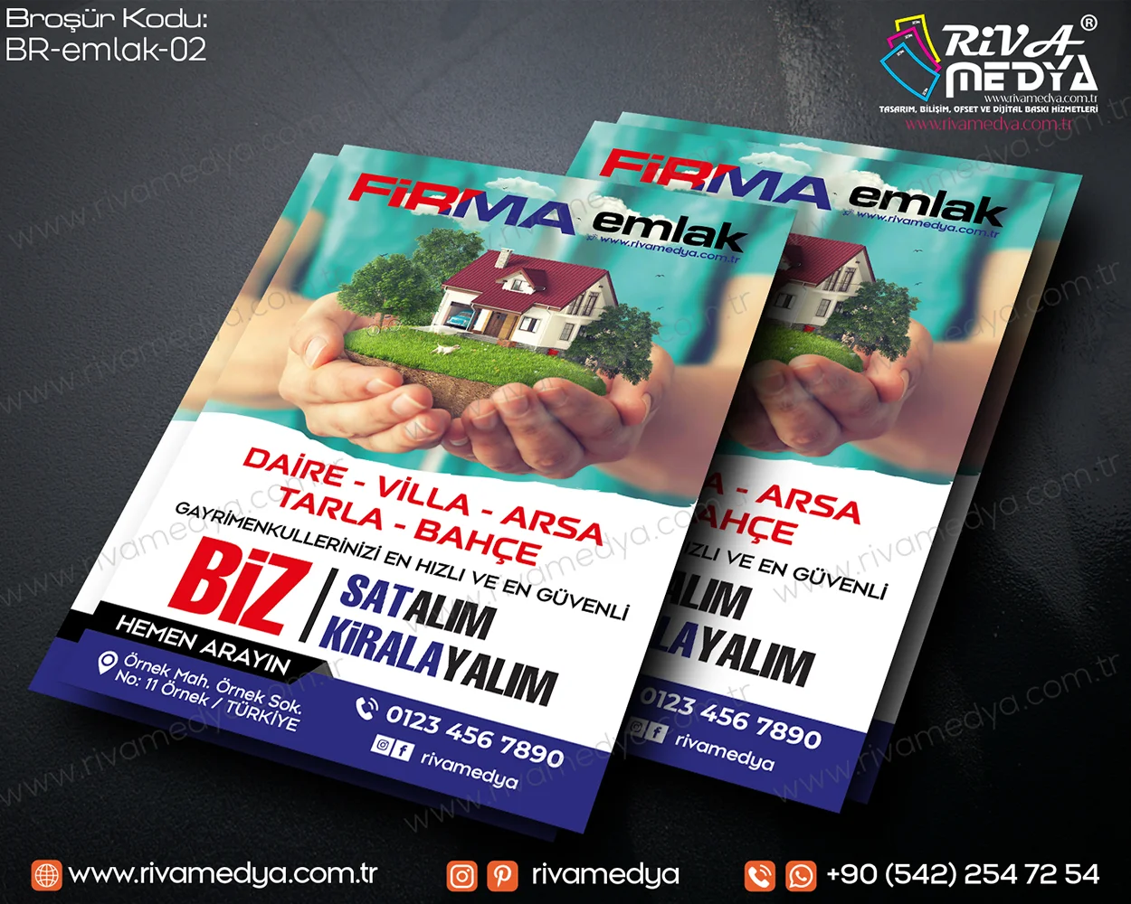 Emlak – Danışmanlık Broşür Örneği